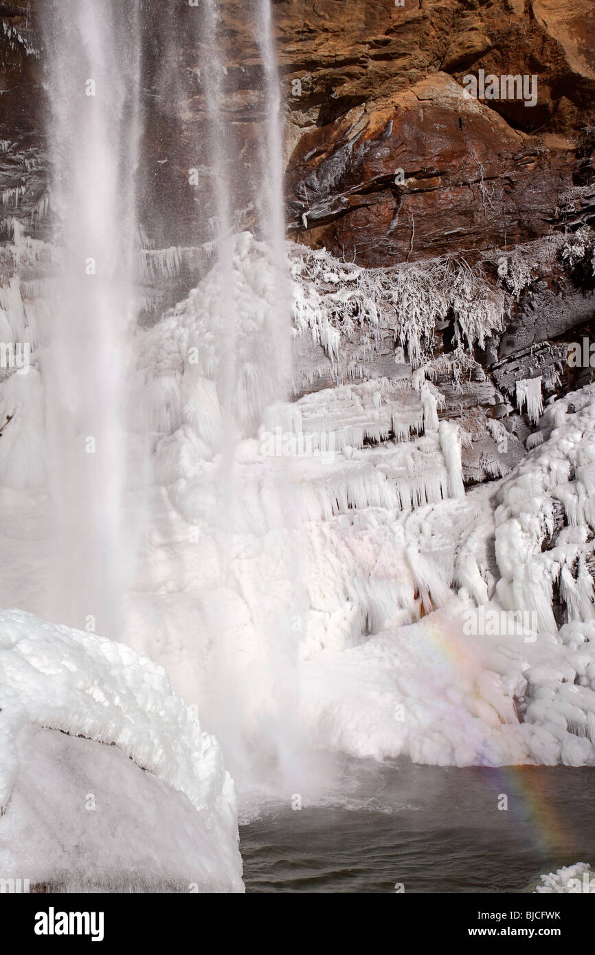 Toccoa falls (northern Georgia, USA) in winter Stock Photo - Alamy