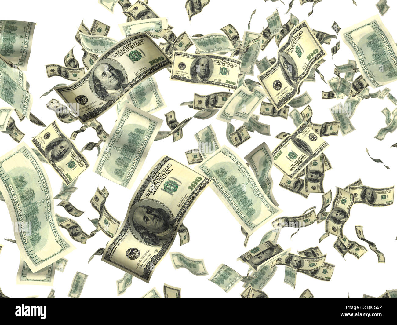Money on white background Stock Photo - Alamy