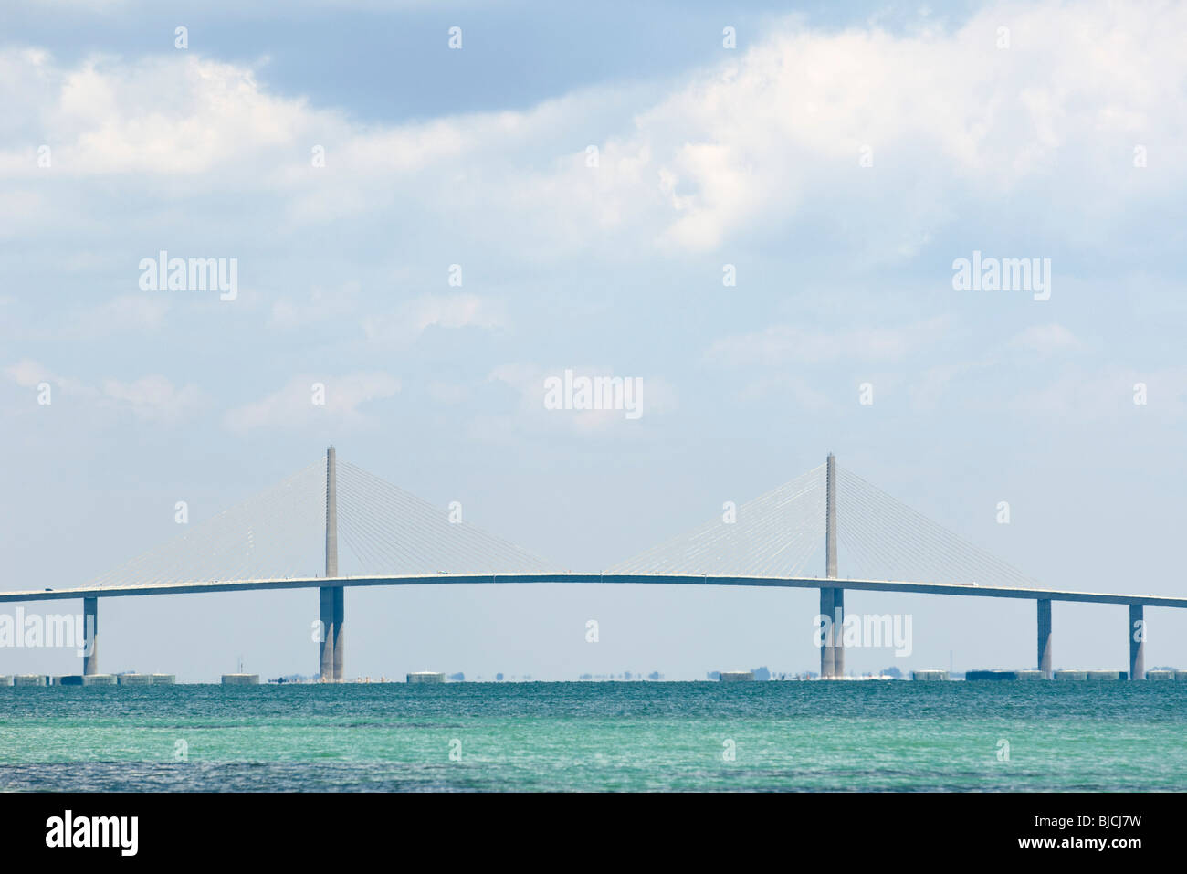 Sunshine Skyway Bridge, Tampa, Florida, USA Stock Photo - Alamy