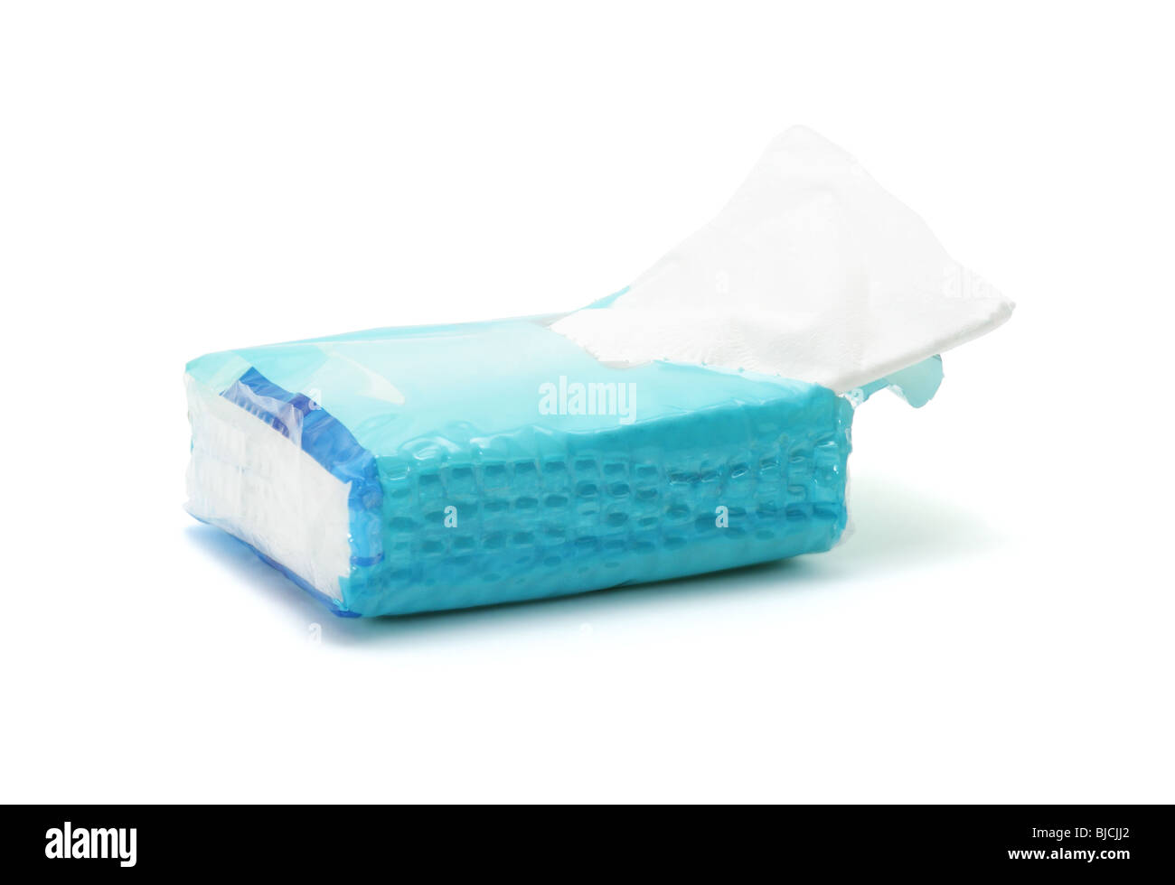 A pack of tissue paper isolated on white background Stock Photo - Alamy