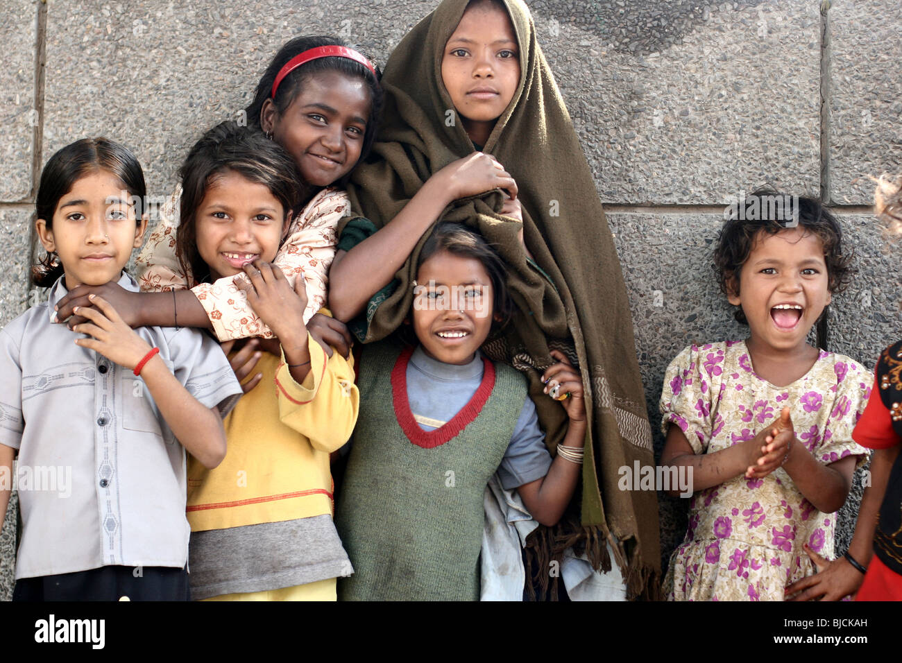 Indian children in New Delhi Stock Photo - Alamy