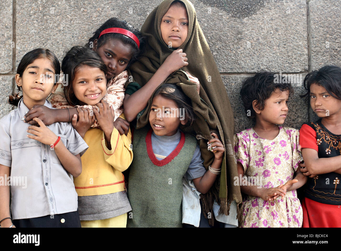 Indian children in New Delhi Stock Photo - Alamy