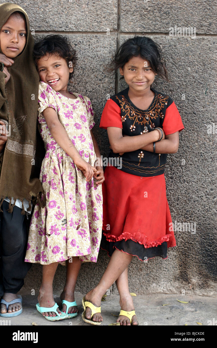 Indian children in New Delhi Stock Photo - Alamy