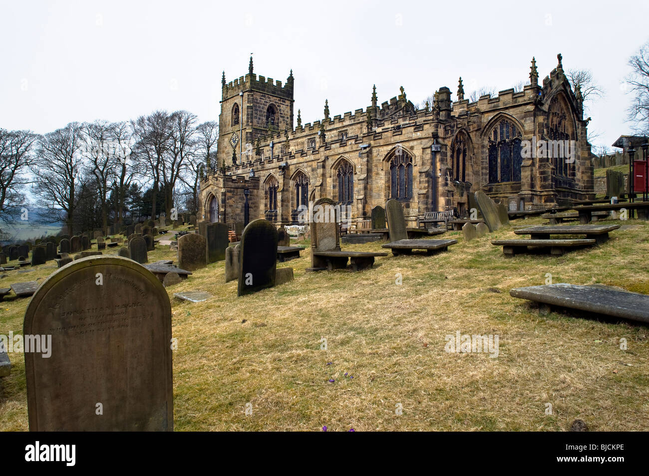 St Nicholas Church High Bradfield South Yorks UK Stock Photo - Alamy