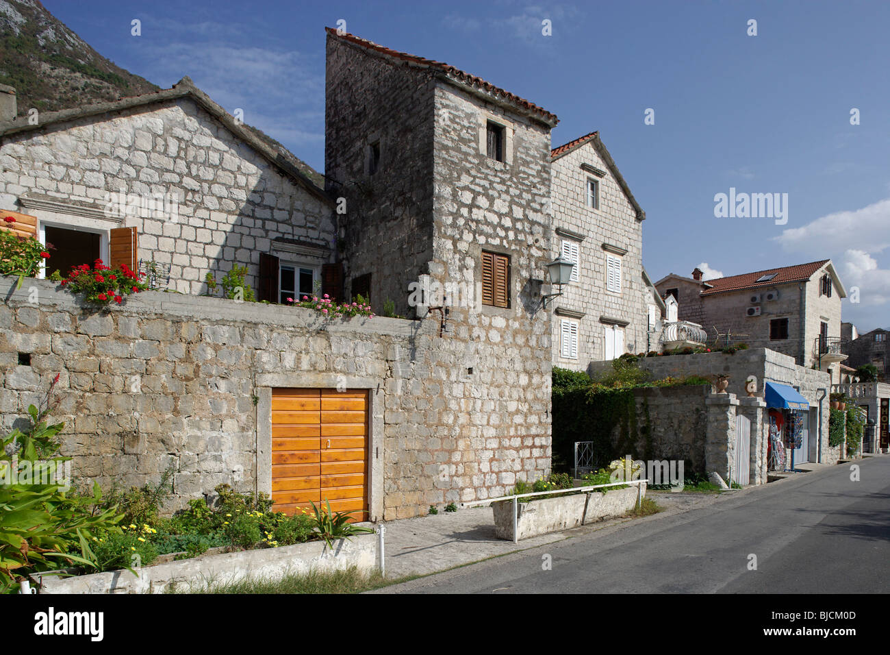 Perast,old town,Kotor Bay,Montenegro Stock Photo - Alamy