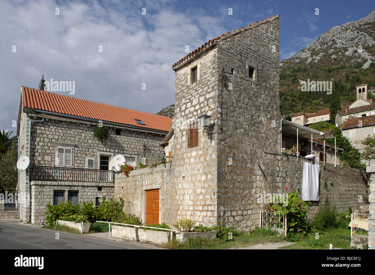 Perast,old town,Kotor Bay,Montenegro Stock Photo - Alamy