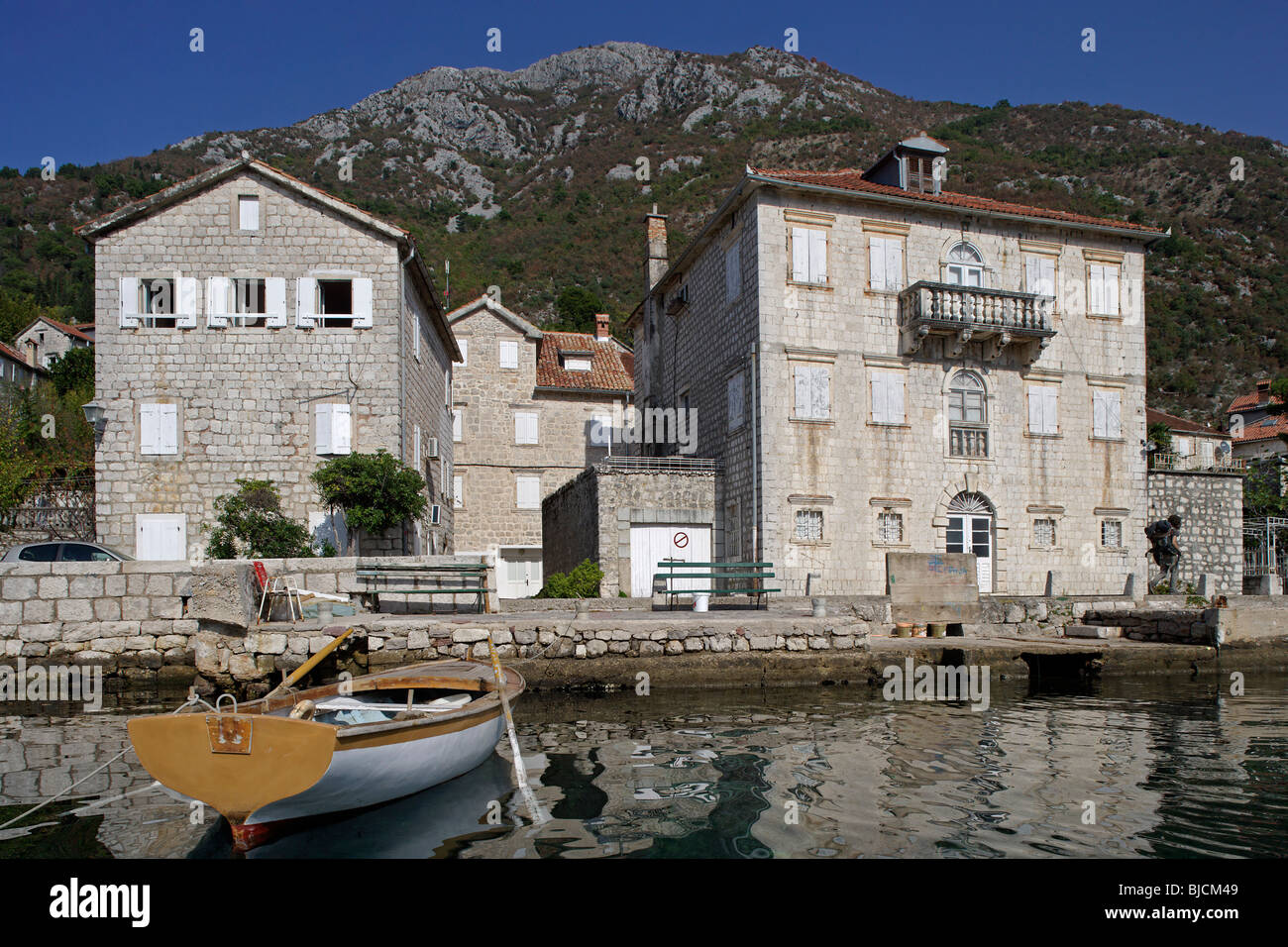 Perast,old town,Kotor Bay,Montenegro Stock Photo - Alamy