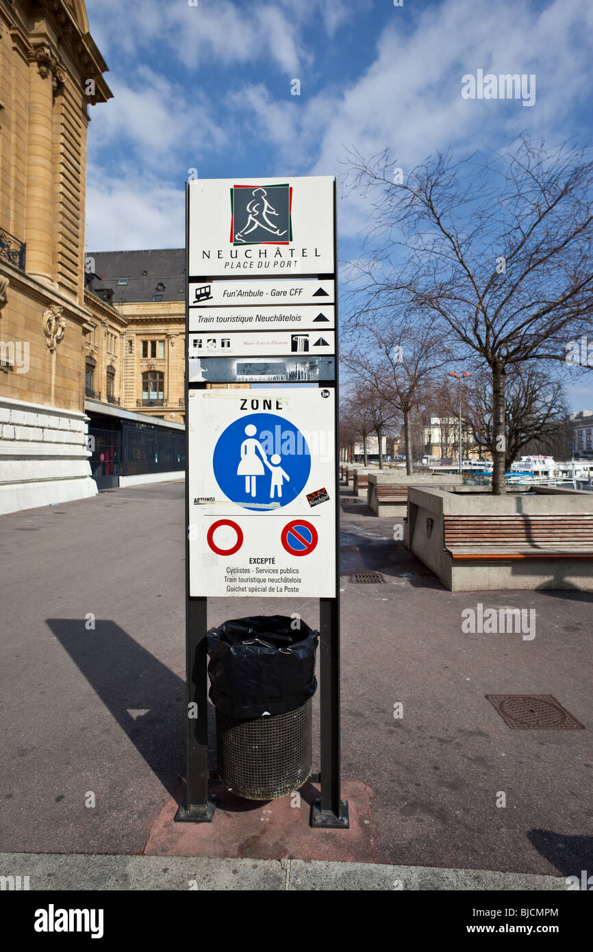 Stop Pedestrians Area