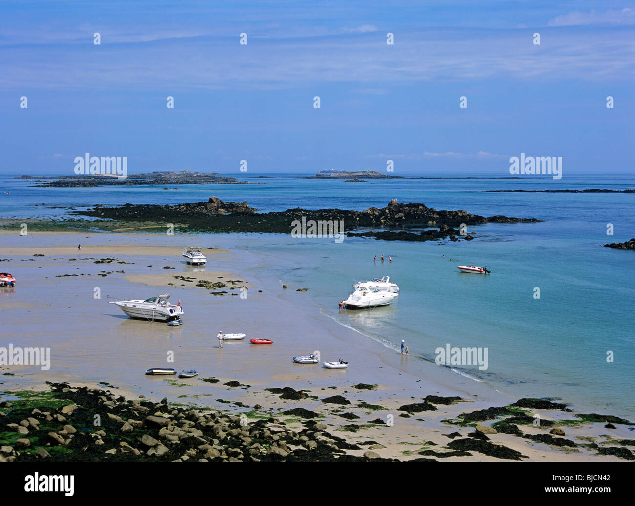 Shell beach herm island channel islands hi-res stock photography and ...