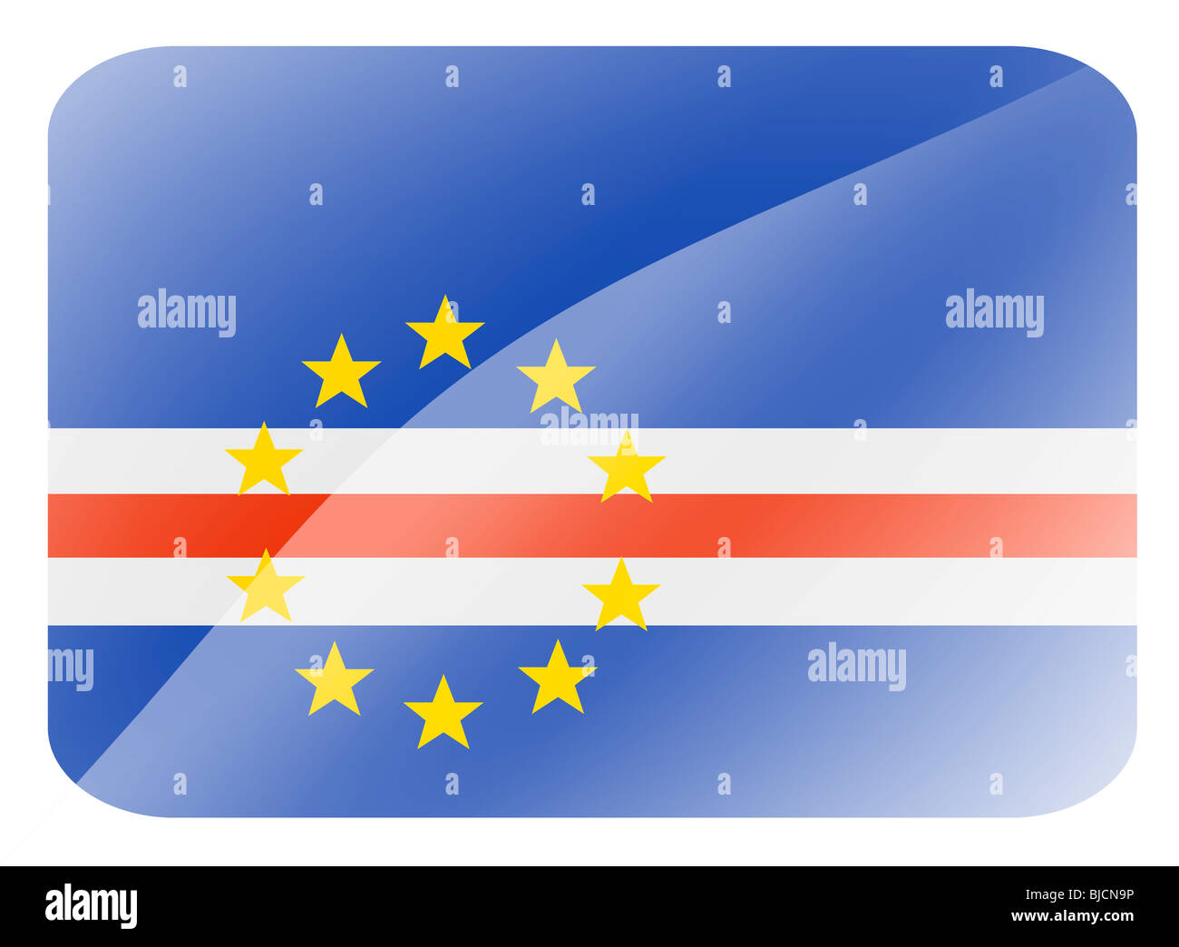 Cape Verde flag Stock Photo - Alamy