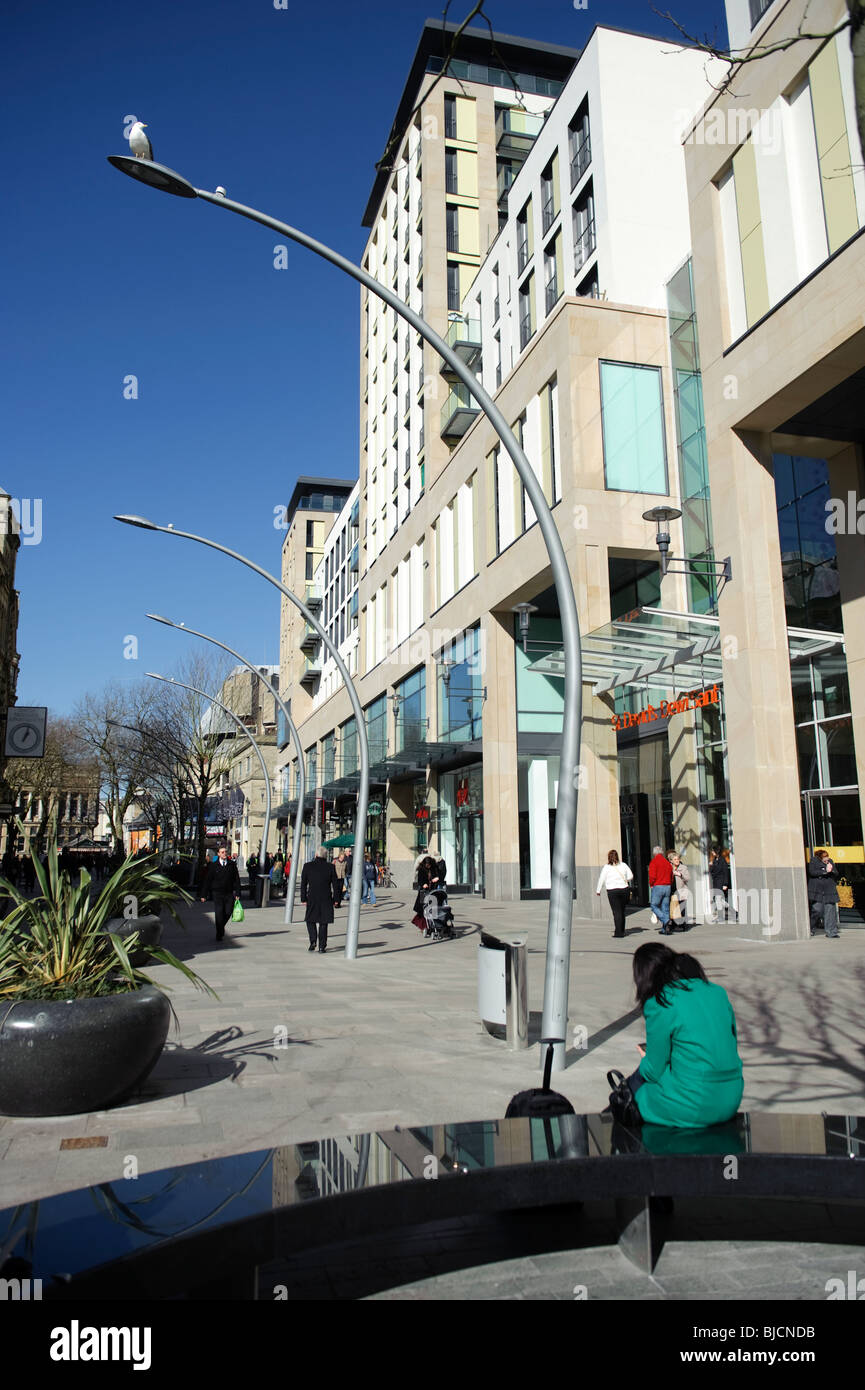 Saint Davids 2 shopping centre development in Cardiff Wales UK Stock ...