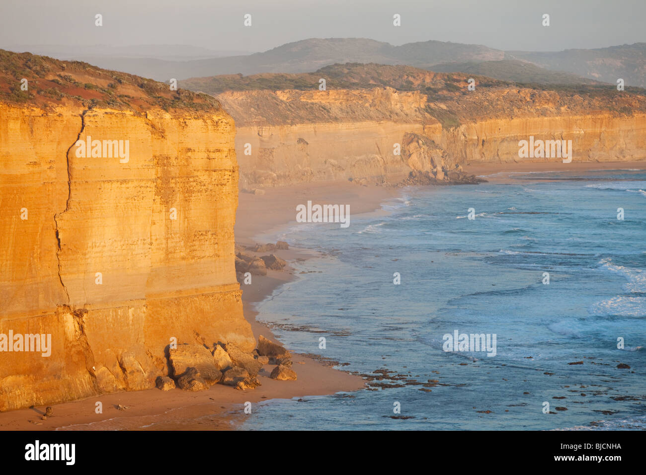 Scenic Australian coast, Great Ocean road, Victoria, Australia Stock ...