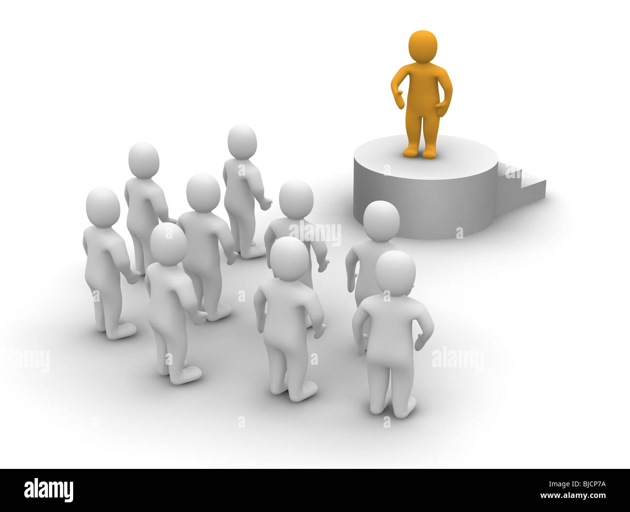 3d man audience Cut Out Stock Images & Pictures - Alamy