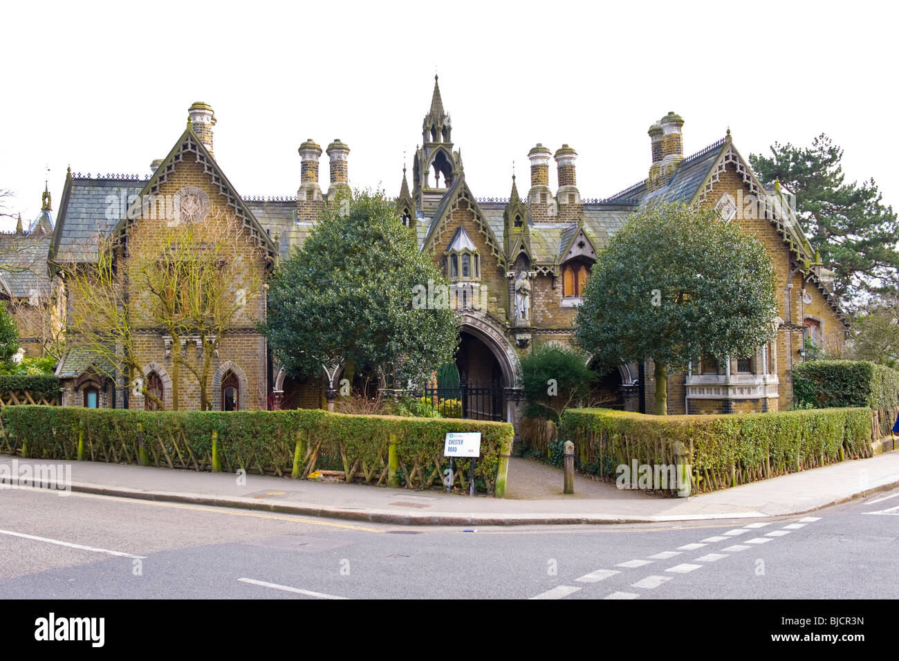 London Highgate Entrance Holly Village Victorian Gothic design Henry ...