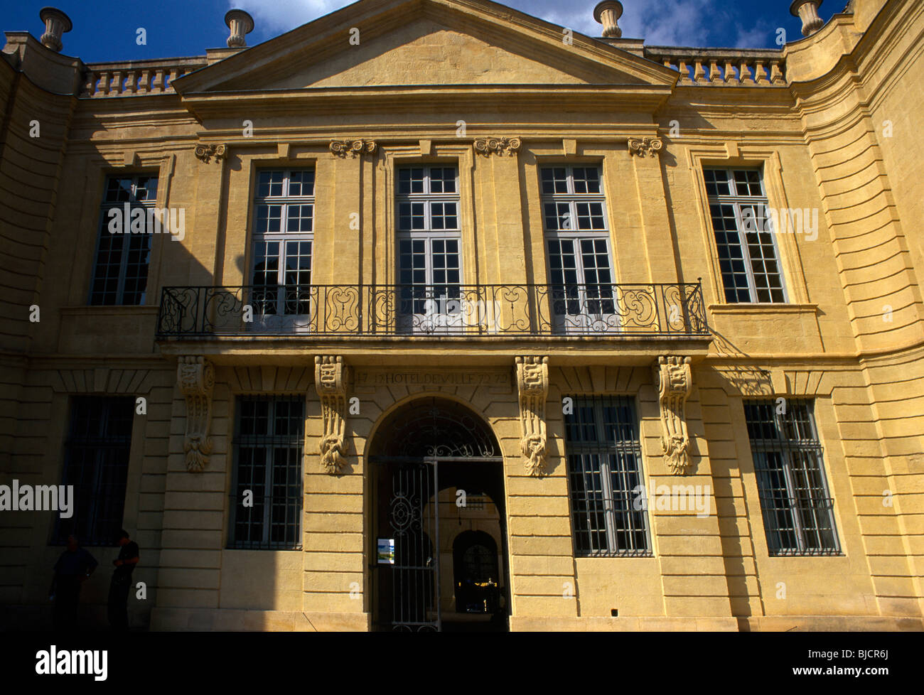 Uzes Provence France Hotel De Ville (Town Hall Stock Photo - Alamy