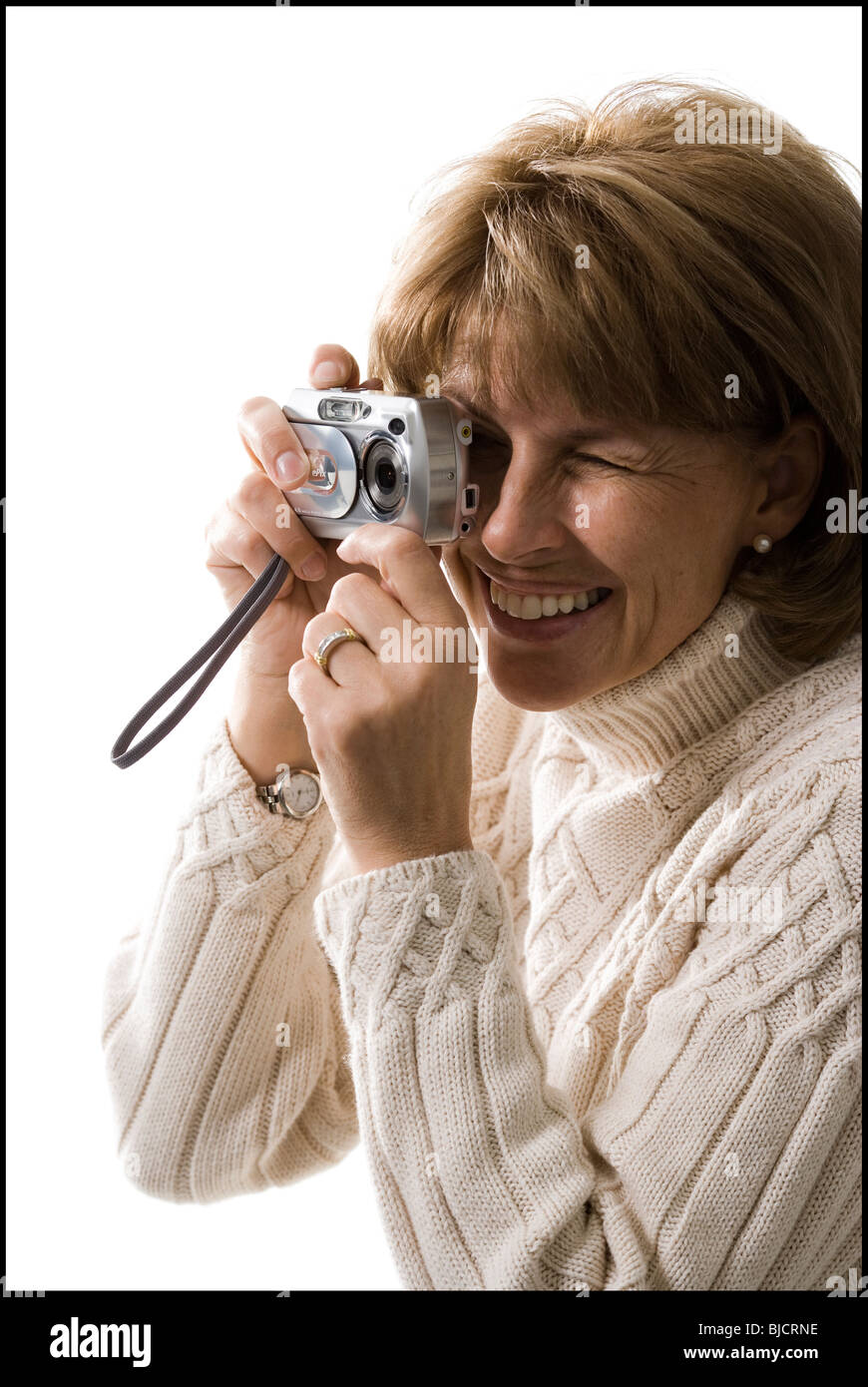 woman taking picture Stock Photo - Alamy