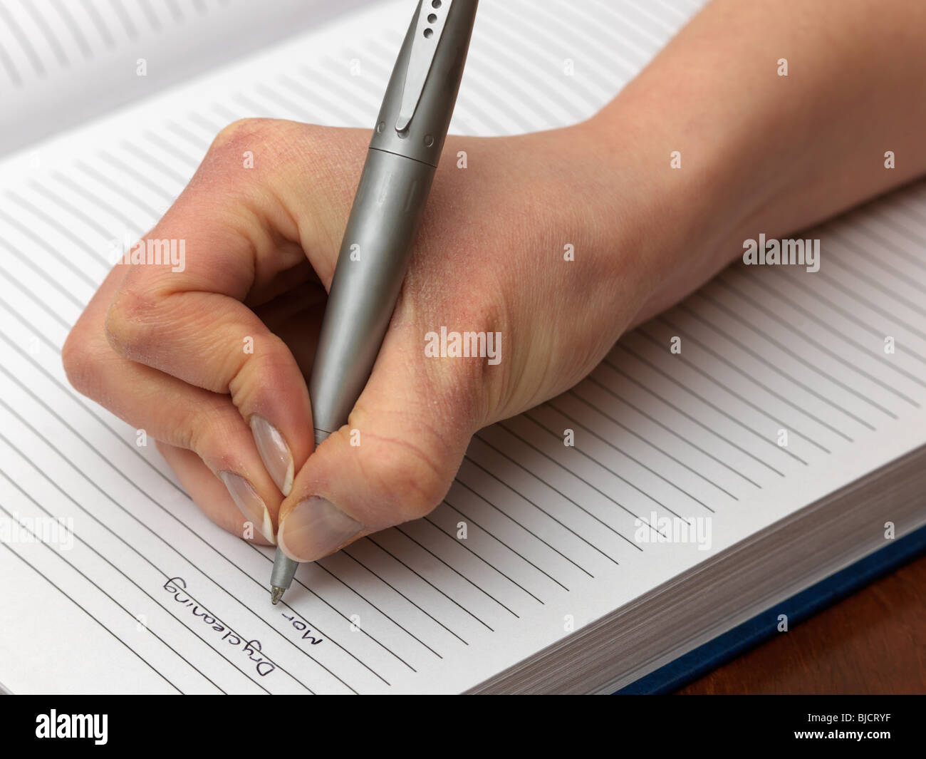 Hand pen close up hi-res stock photography and images - Alamy