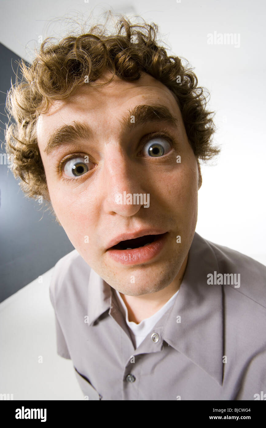 man looking at camera Stock Photo - Alamy
