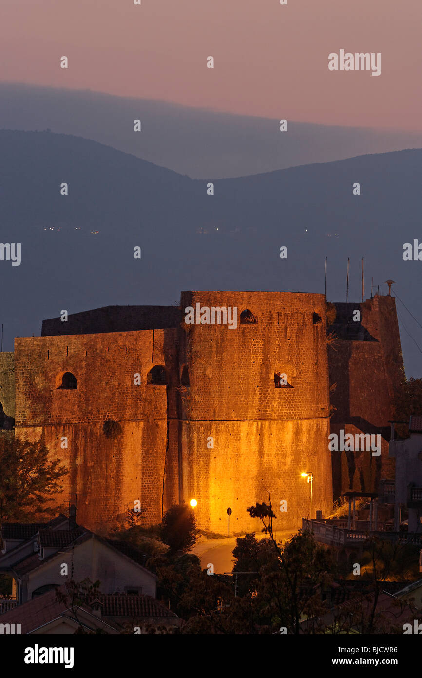 Herceg Novi,Kanli-Kula Fortress,old town,Montenegro Stock Photo - Alamy