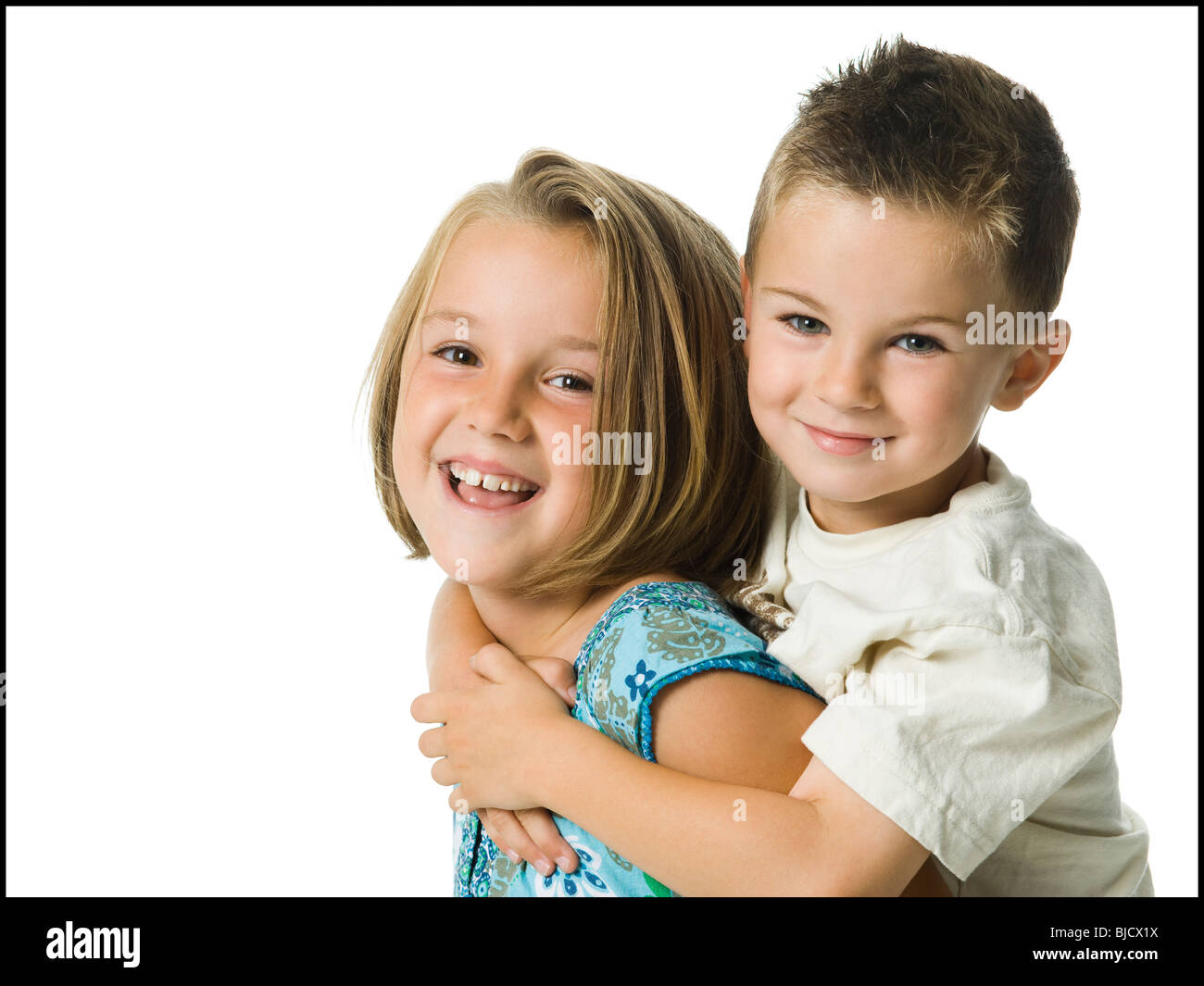 Brother and sister Stock Photo - Alamy