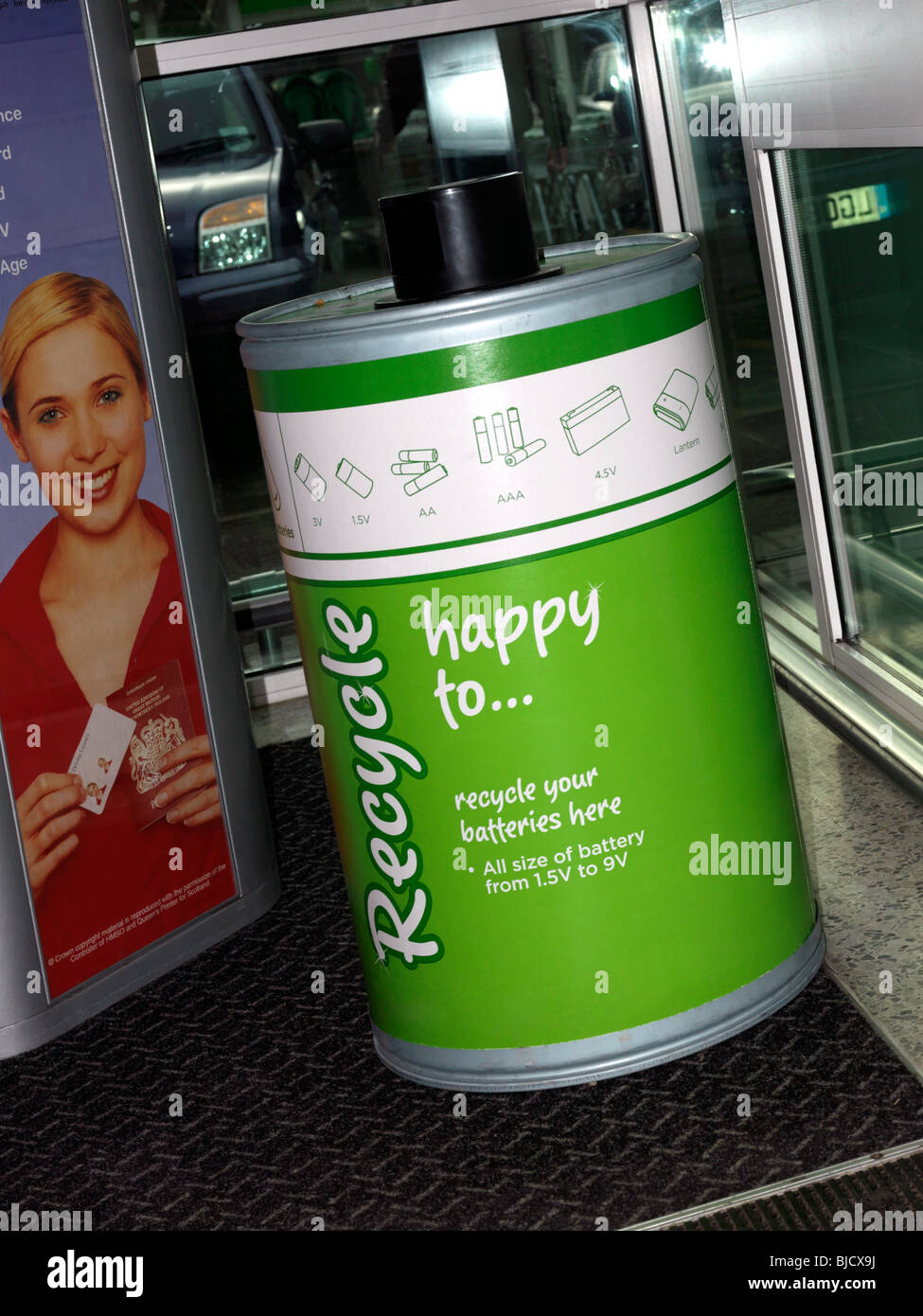 Battery recycling bin hi-res stock photography and images - Alamy