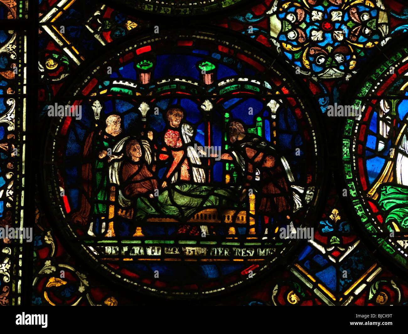 Medieval stained glass window hi-res stock photography and images - Alamy