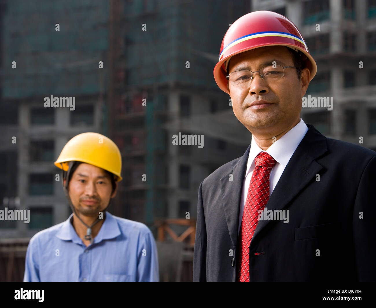 Engineer architect construction site worker hi-res stock photography ...