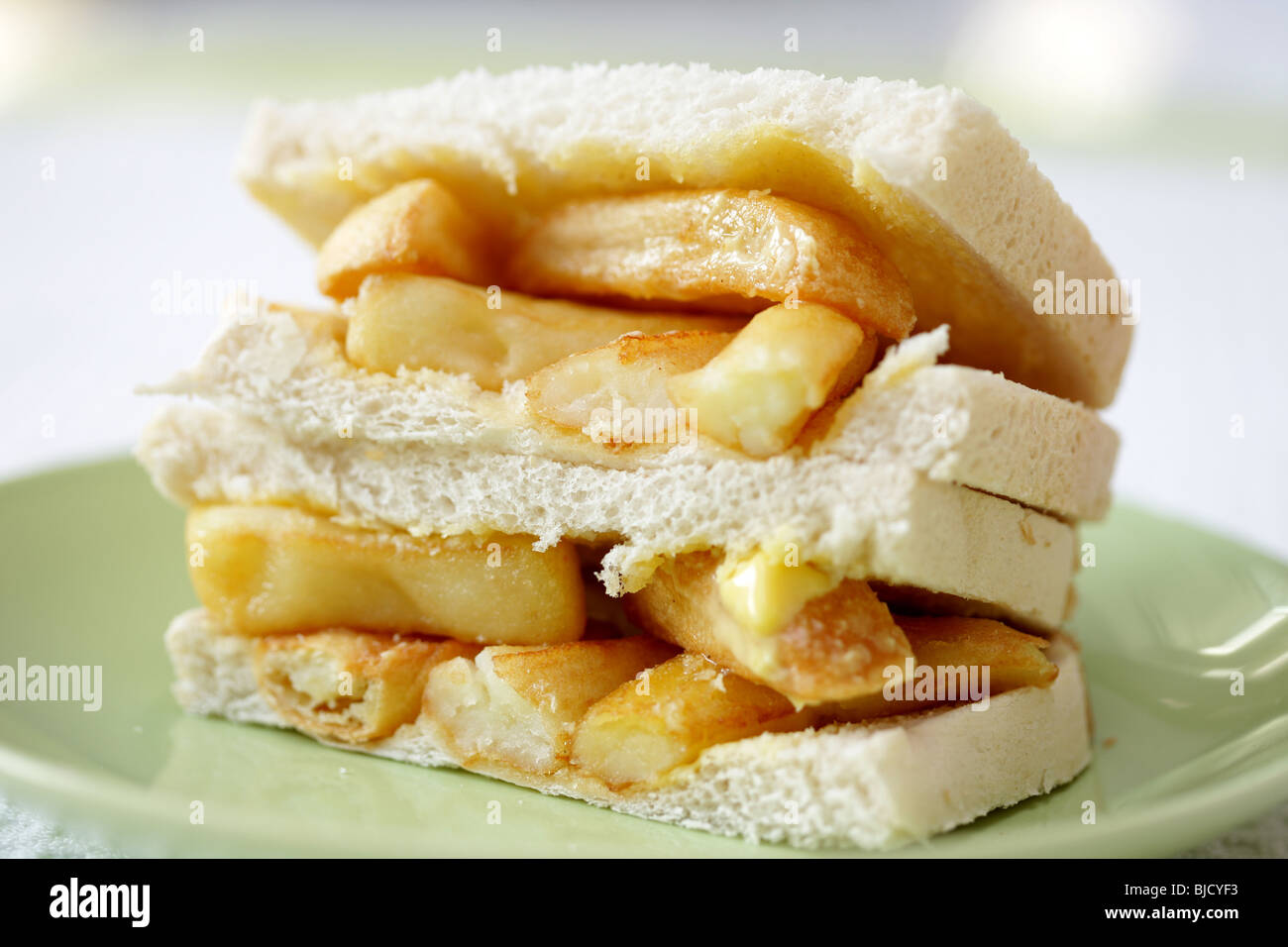 Chip butty hi-res stock photography and images - Alamy