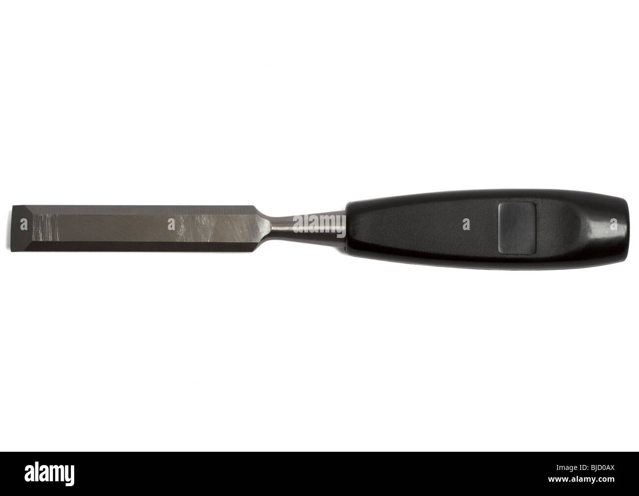Wood chisel on white background Stock Photo - Alamy