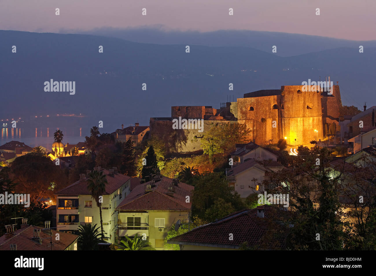 Herceg Novi,Kanli-Kula Fortress,old town,Montenegro Stock Photo - Alamy