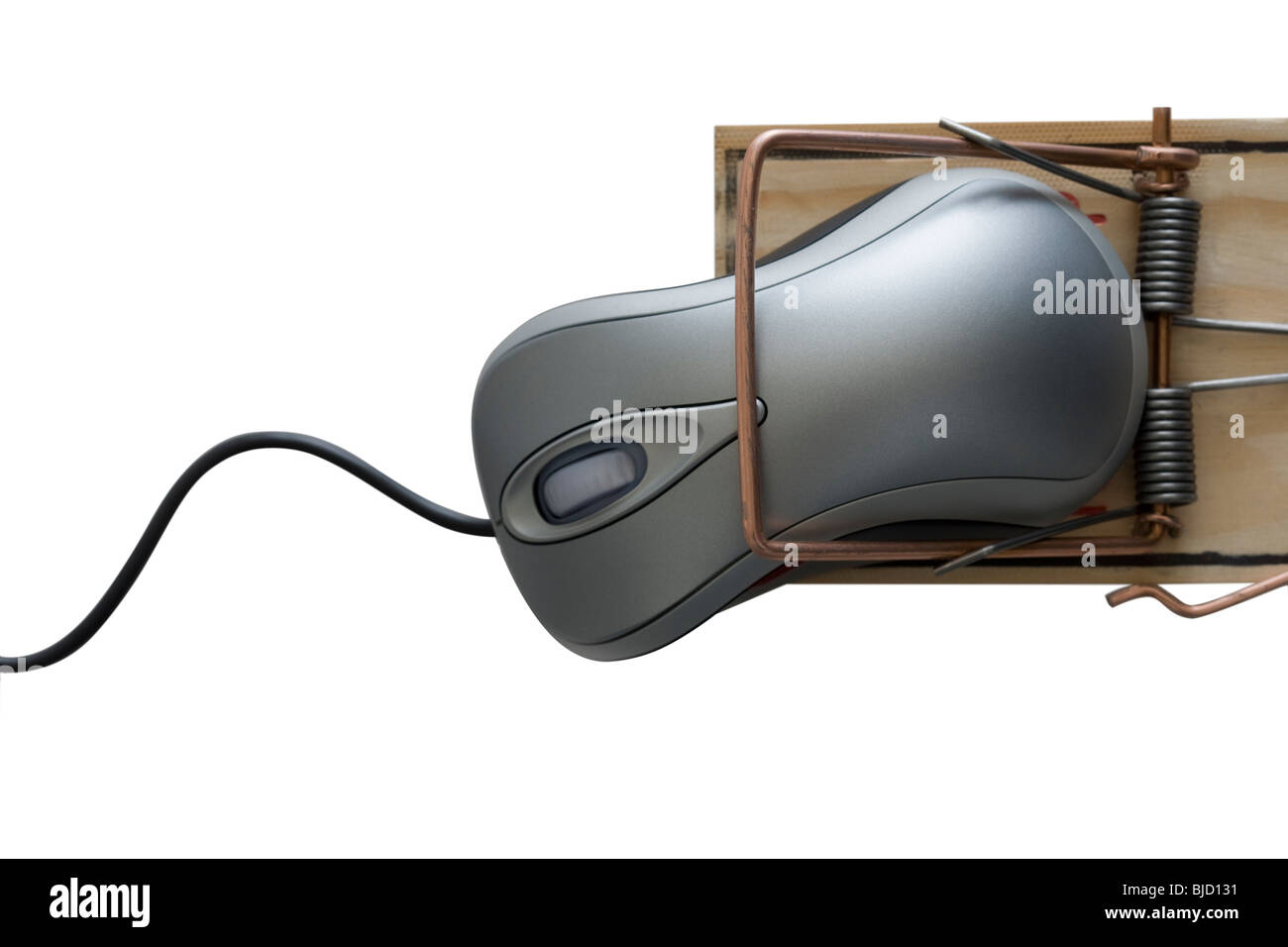 Computer mouse trap Stock Photo - Alamy