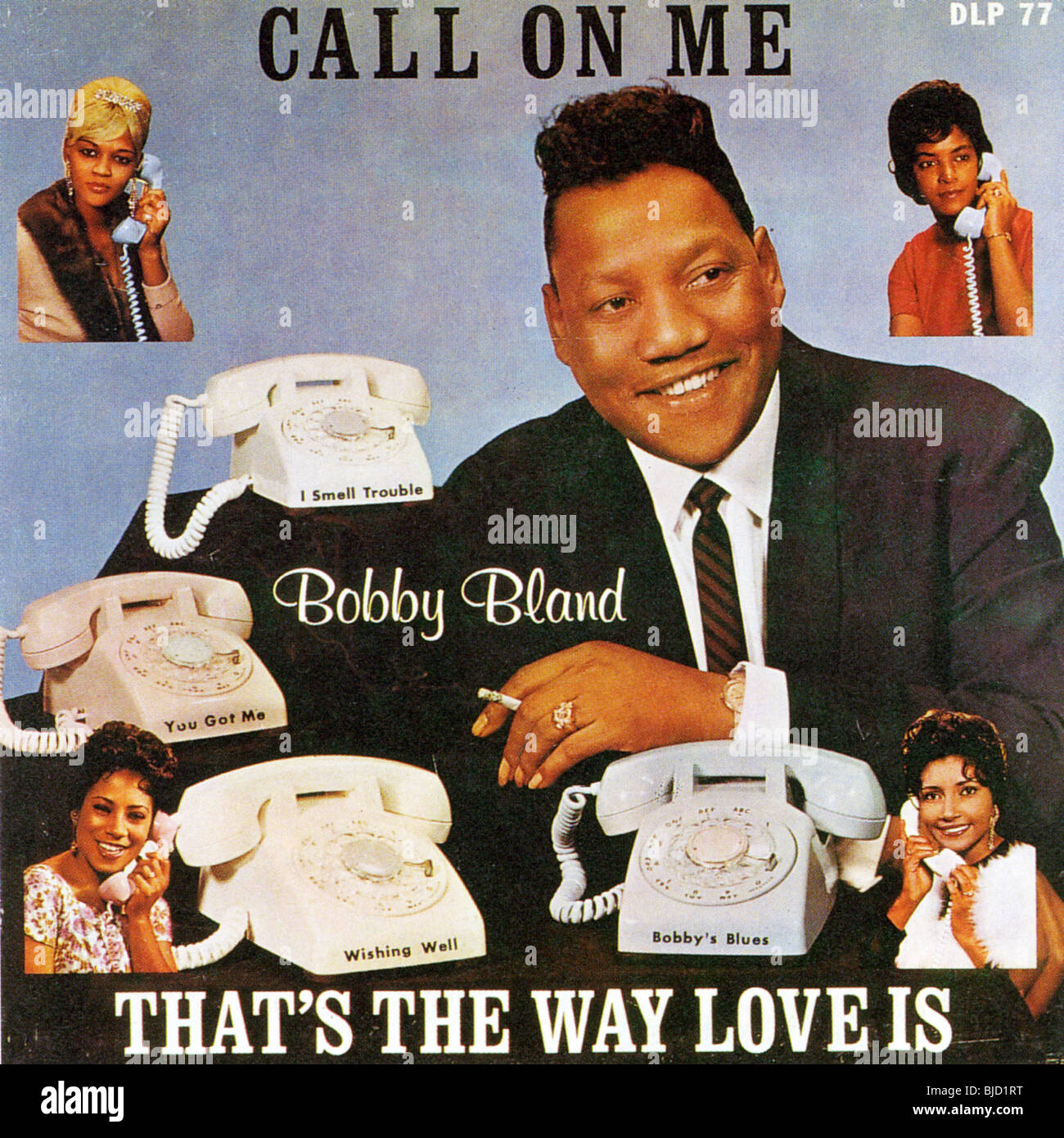 BOBBY BLAND - cover of his 1963 Duke Records album Call on Me Stock ...