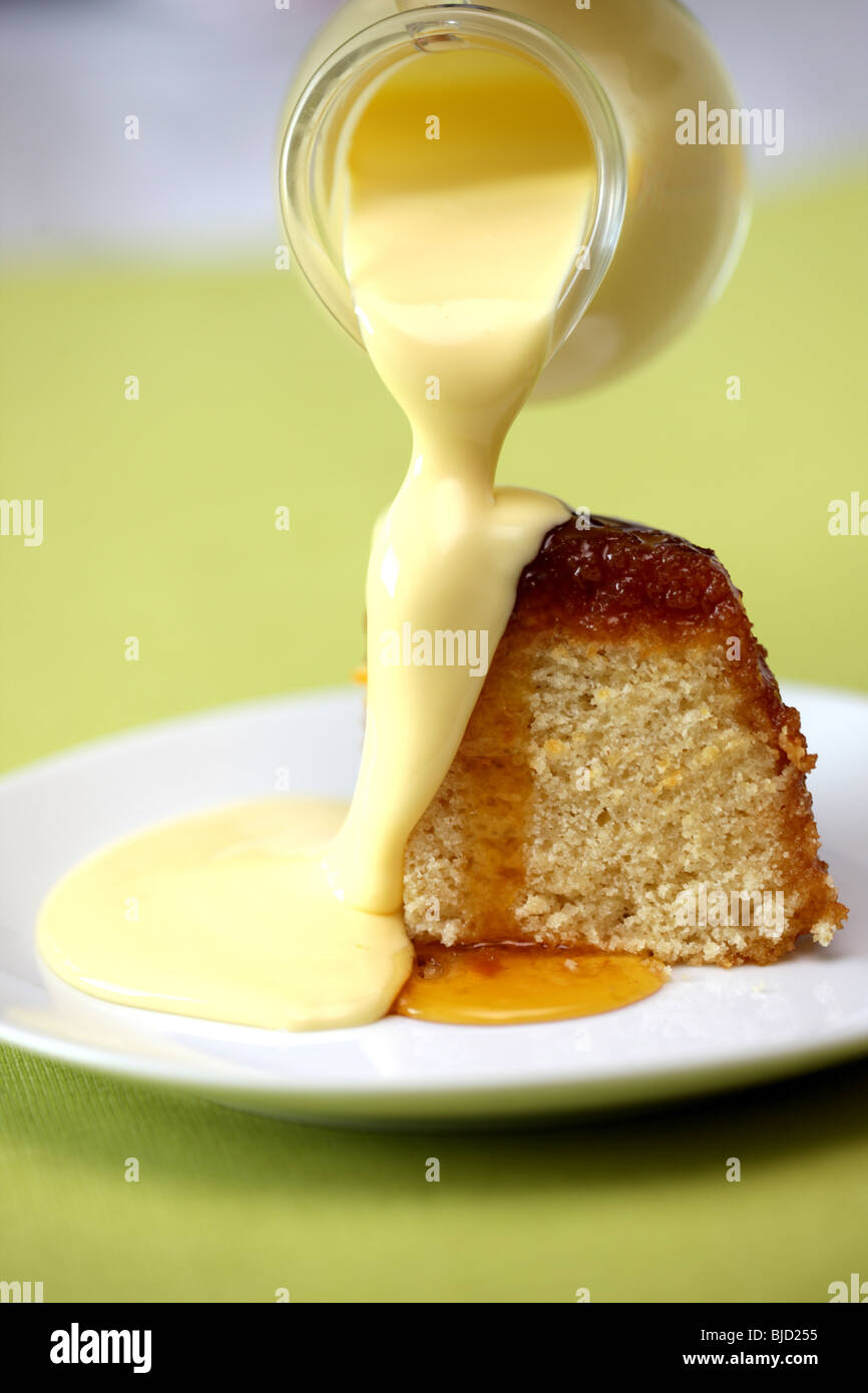 Syrup Sponge Pudding Stock Photo - Alamy