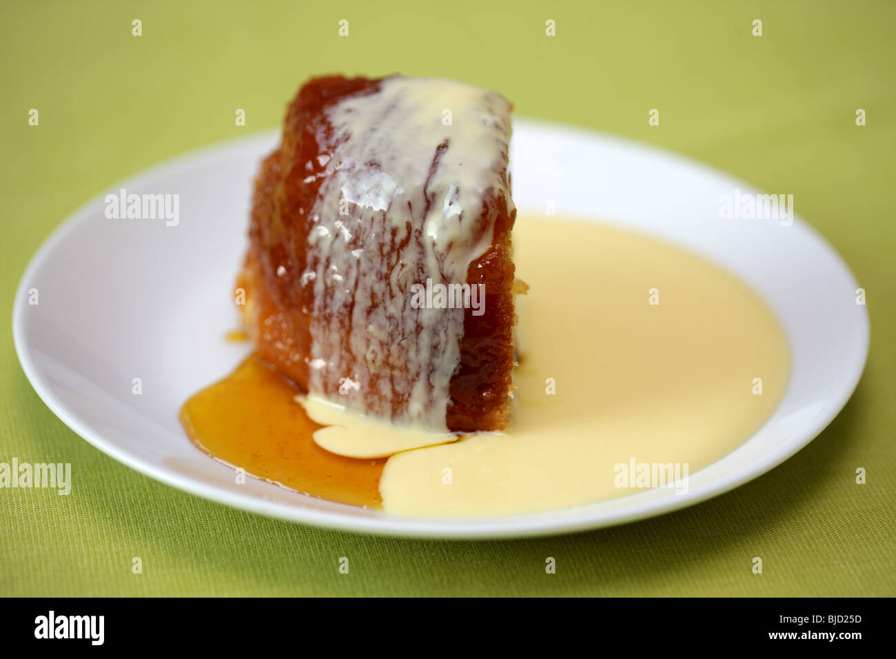 Syrup Sponge Pudding Stock Photo - Alamy