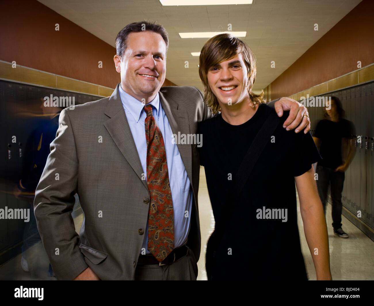 Principal and student hi-res stock photography and images - Alamy
