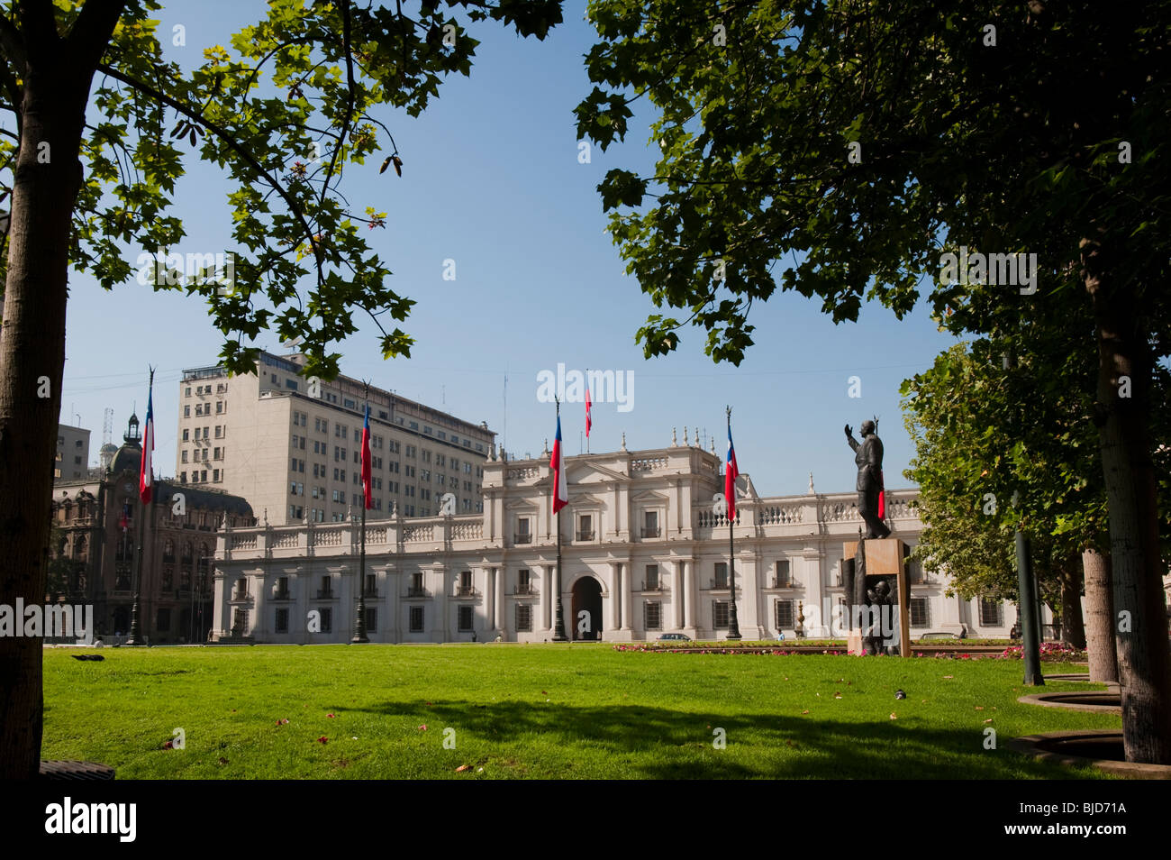 La Moneda Palace, seat of the President of the Republic of Chile ...