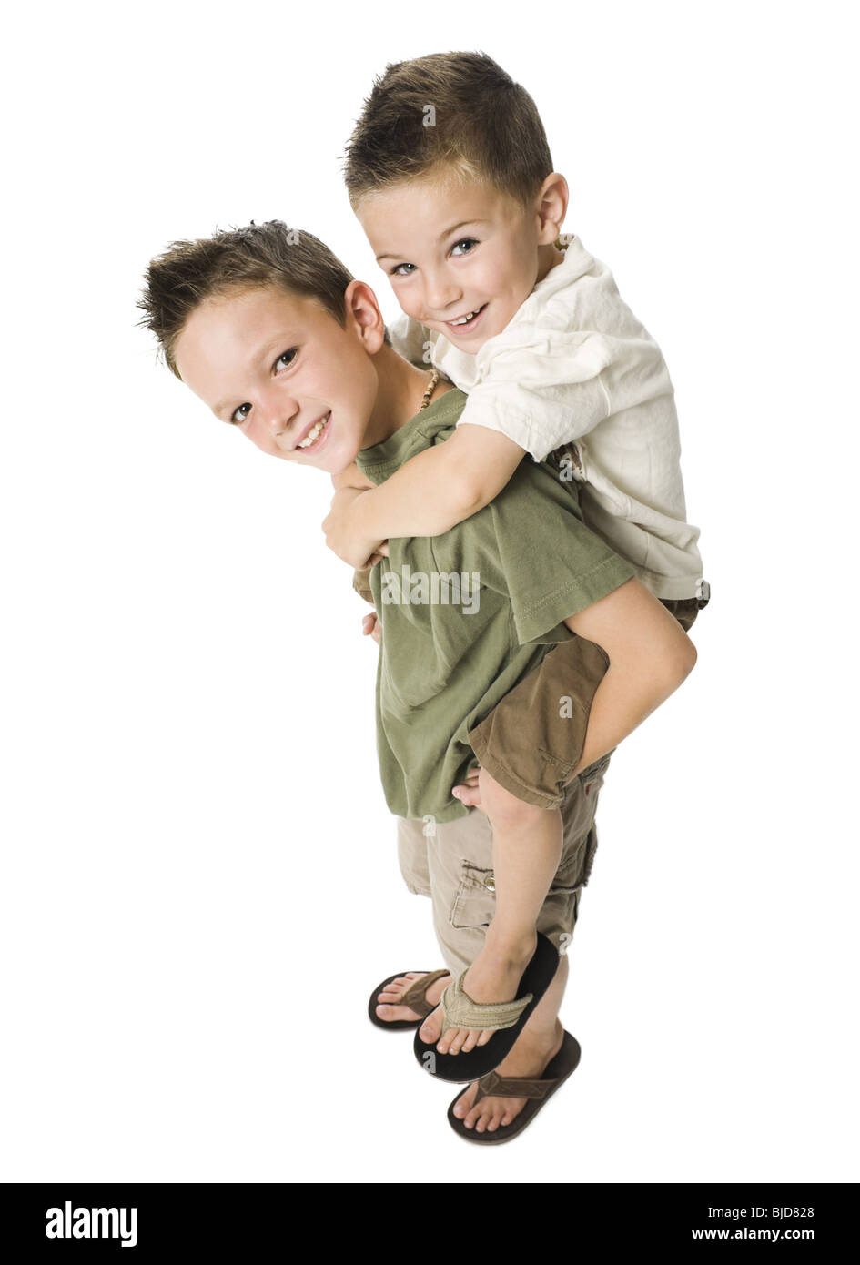 Big Brother and Little Brother Stock Photo - Alamy