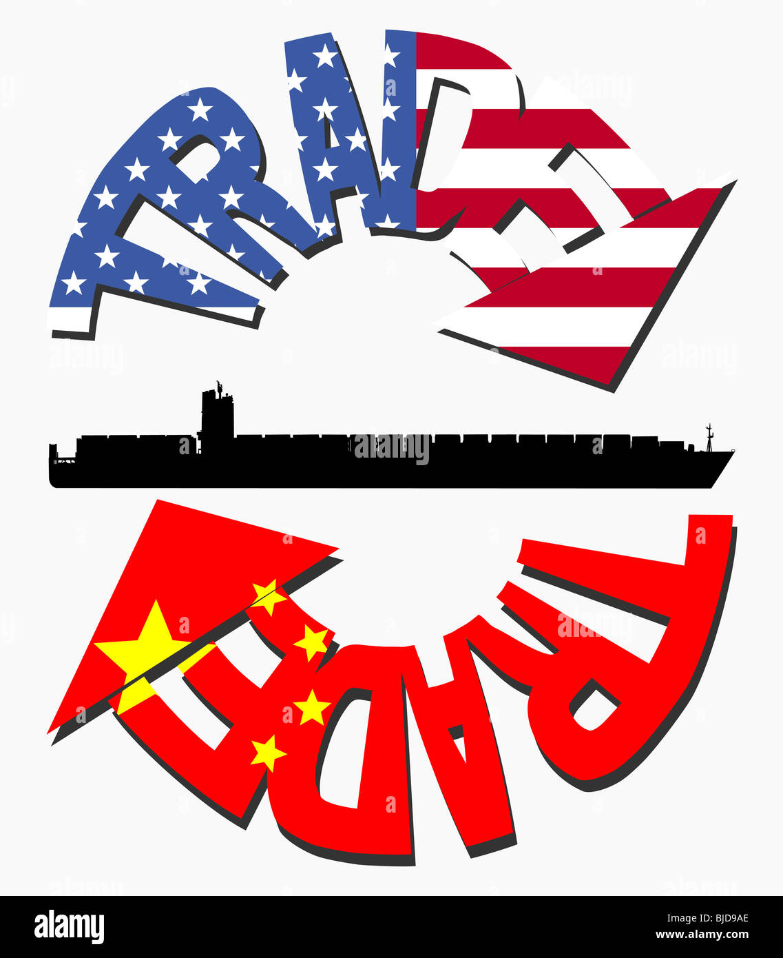 China ship container Cut Out Stock Images & Pictures - Alamy