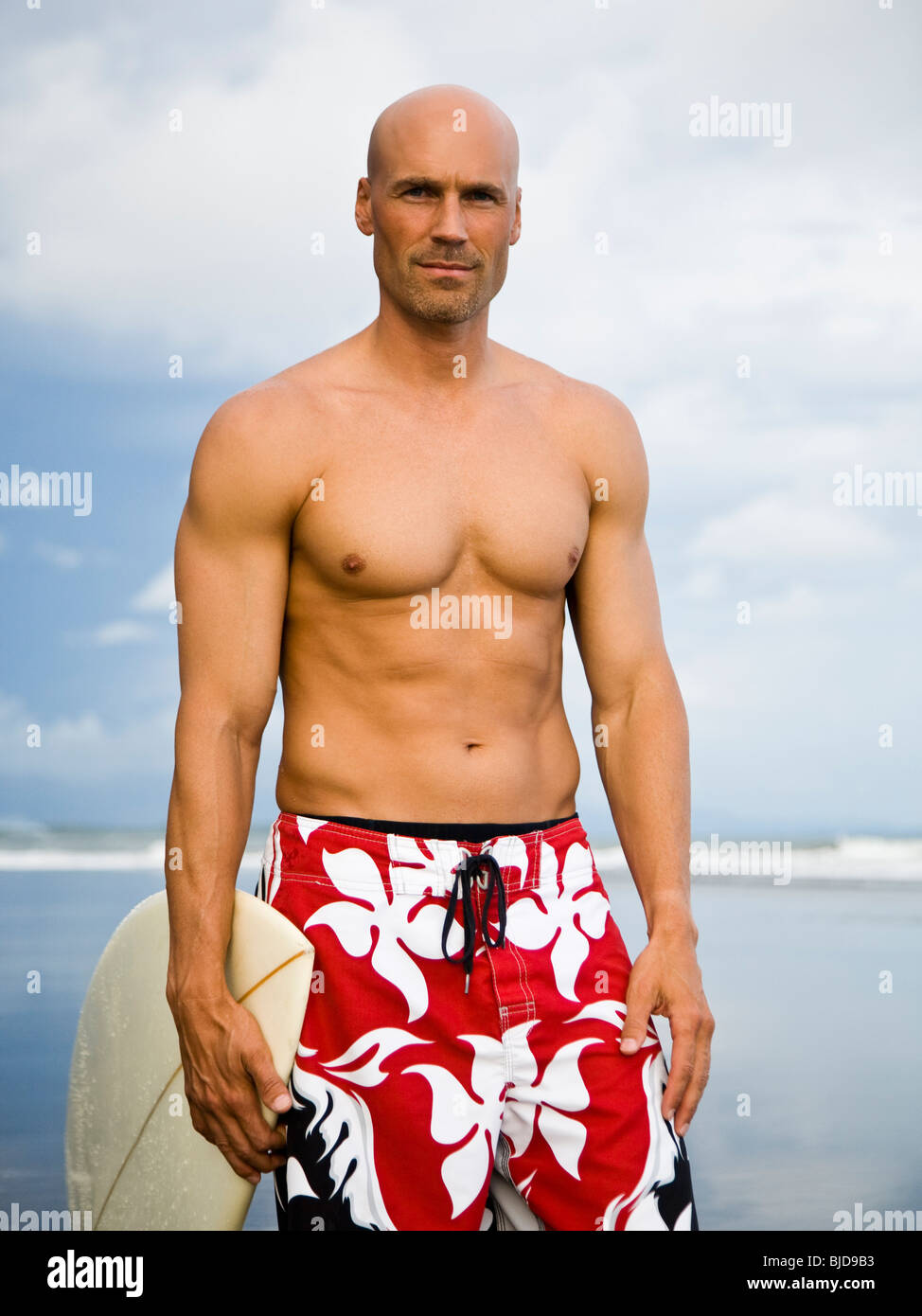 Man at the beach Stock Photo - Alamy