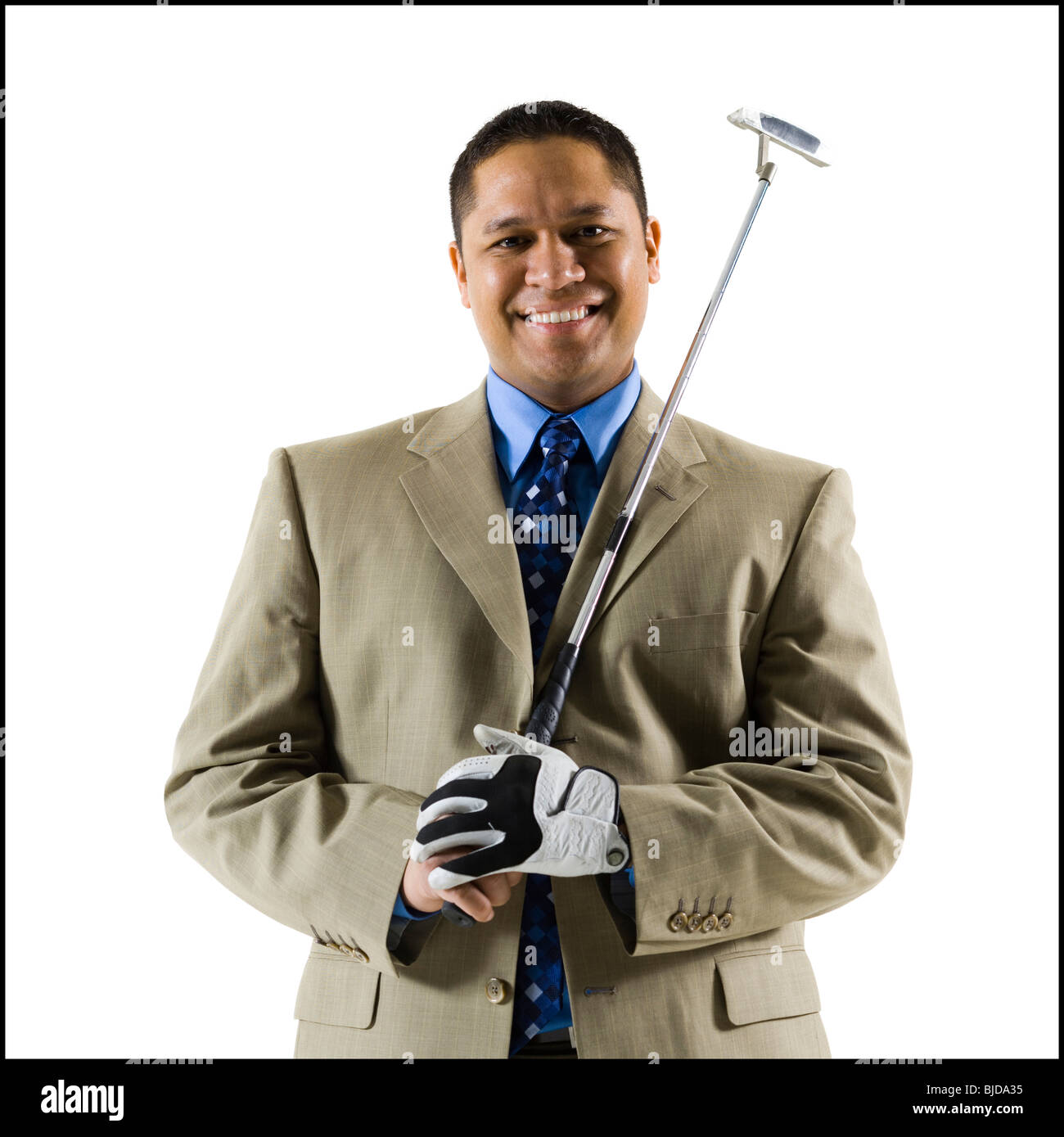 business man golfing Stock Photo - Alamy