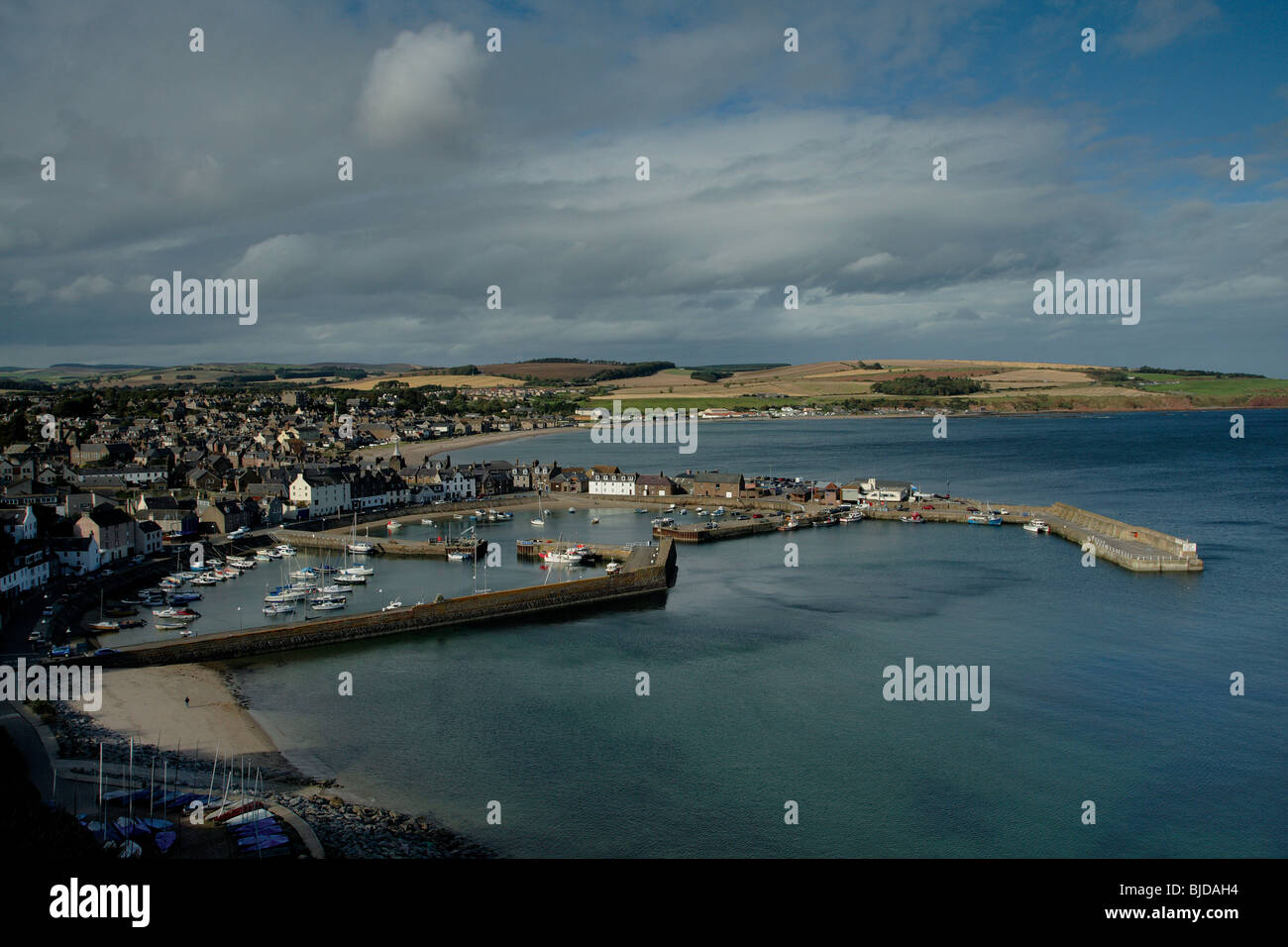 Stonehaven and Stonehaven Harbour and the Aberdeenshire Coast Scotland ...