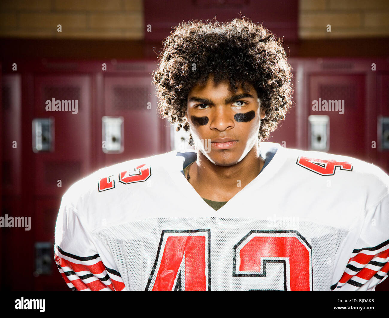 One half portrait football hi-res stock photography and images - Alamy