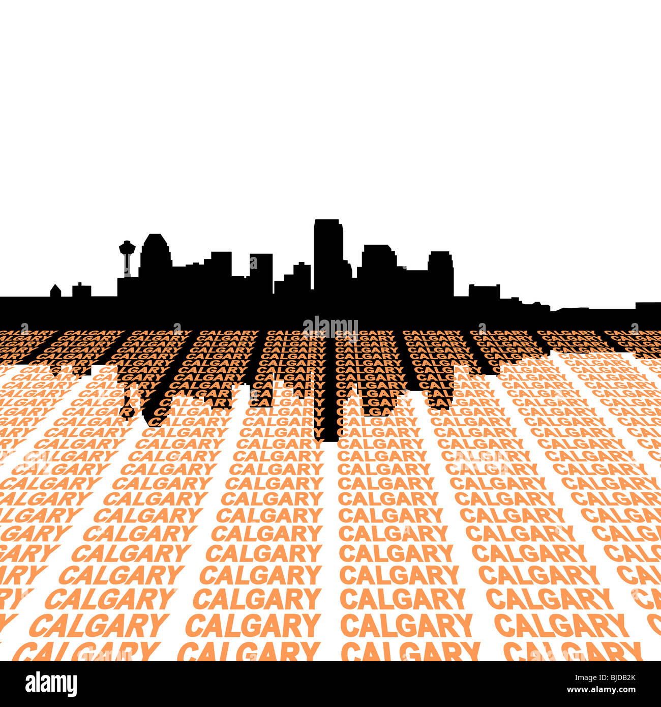 Calgary skyline cityscape illustration hi-res stock photography and ...