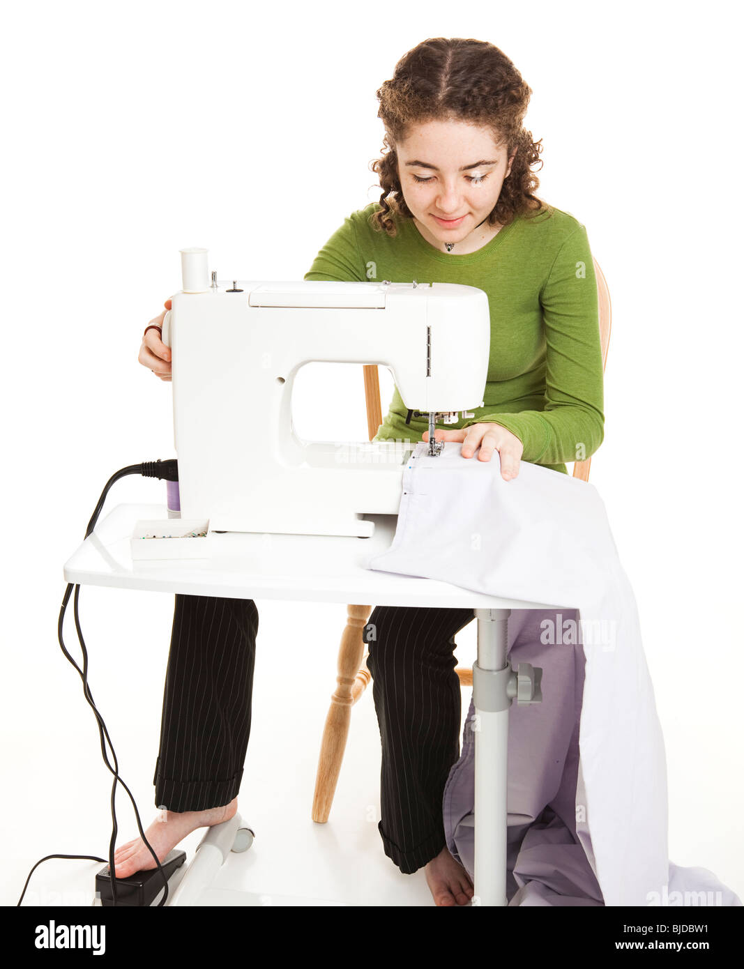 Teen sewing machine hi-res stock photography and images - Alamy