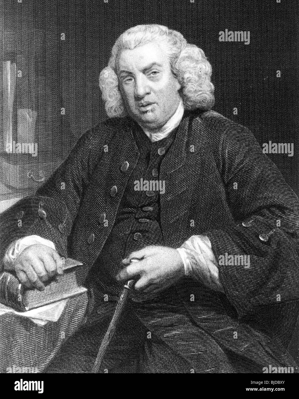 Dr samuel johnson english writer Black and White Stock Photos & Images ...
