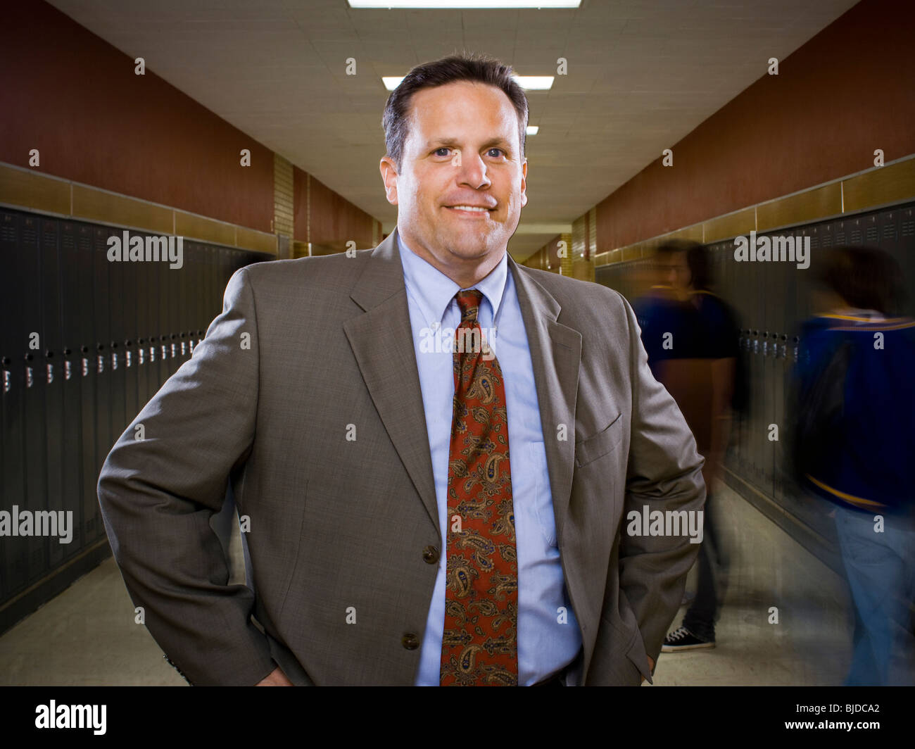 High School Principal Stock Photo - Alamy