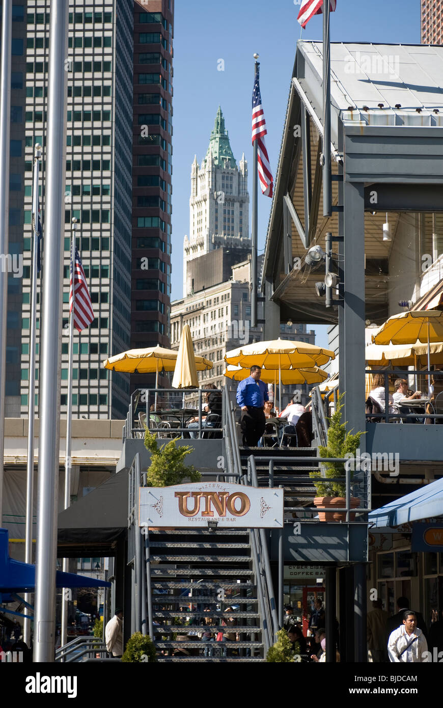 A branch of the Pizzeria Uno restaurant chain in the South Street ...