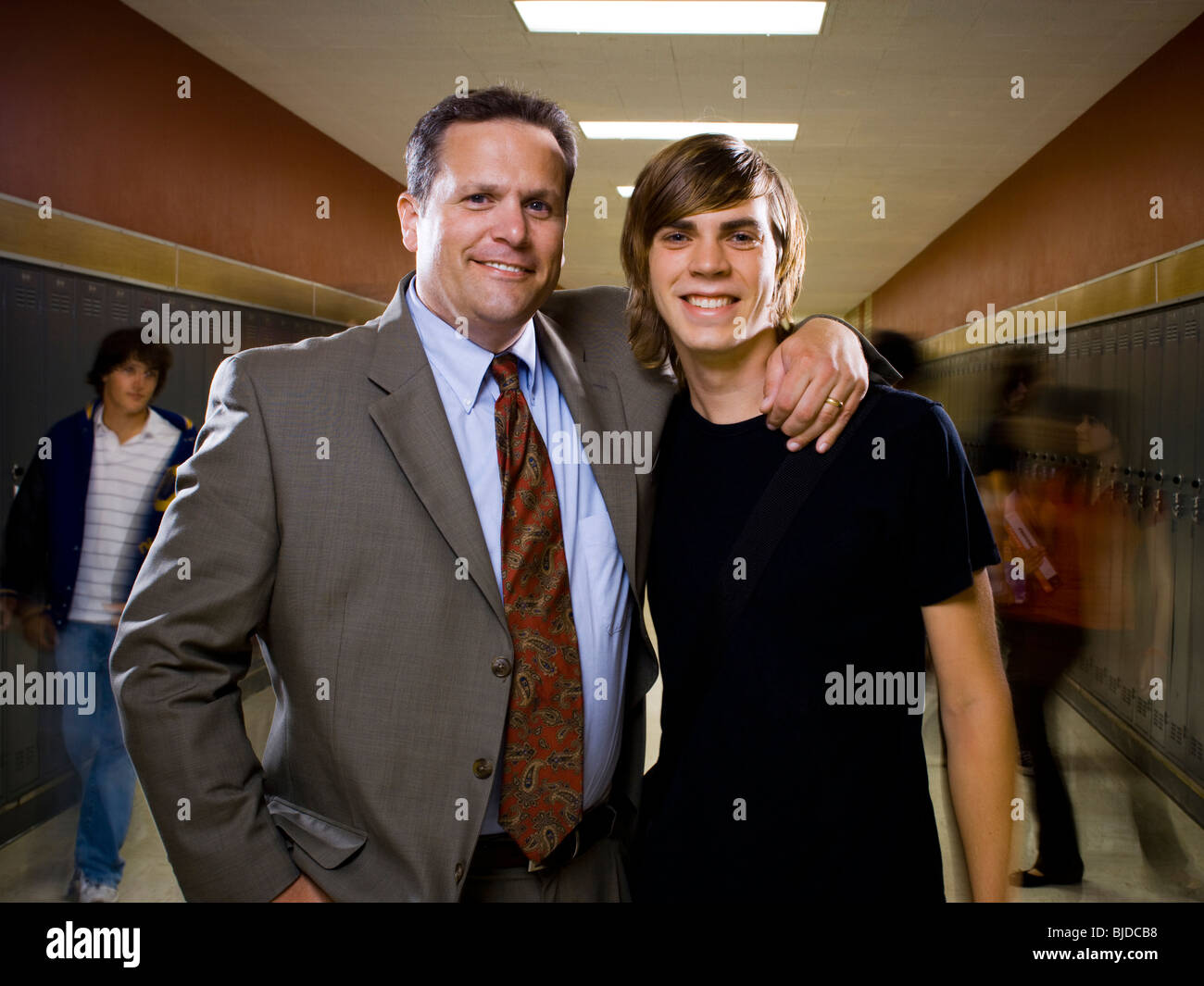 Principal and student hi-res stock photography and images - Alamy