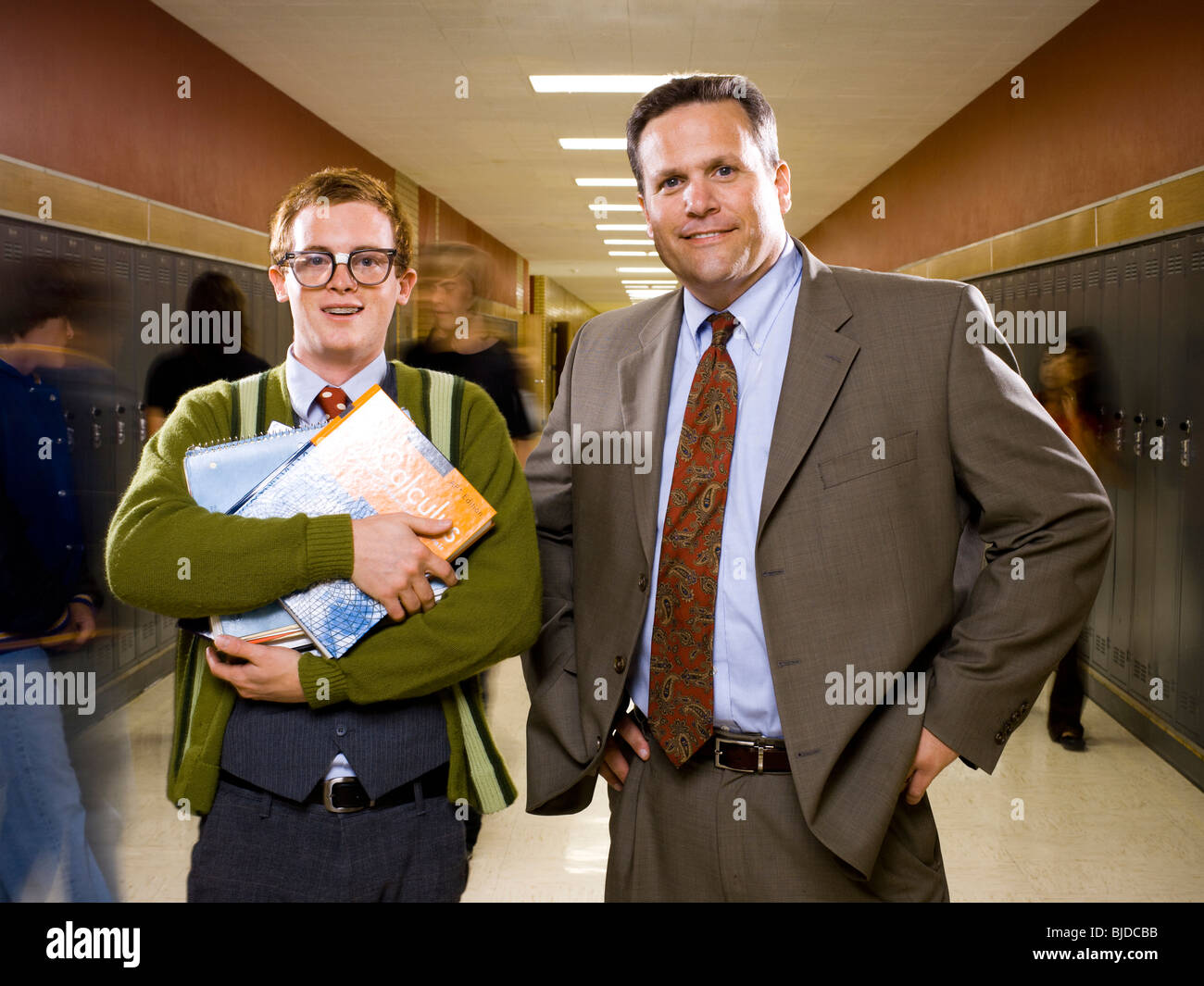 High School Nerd Stock Photo - Alamy