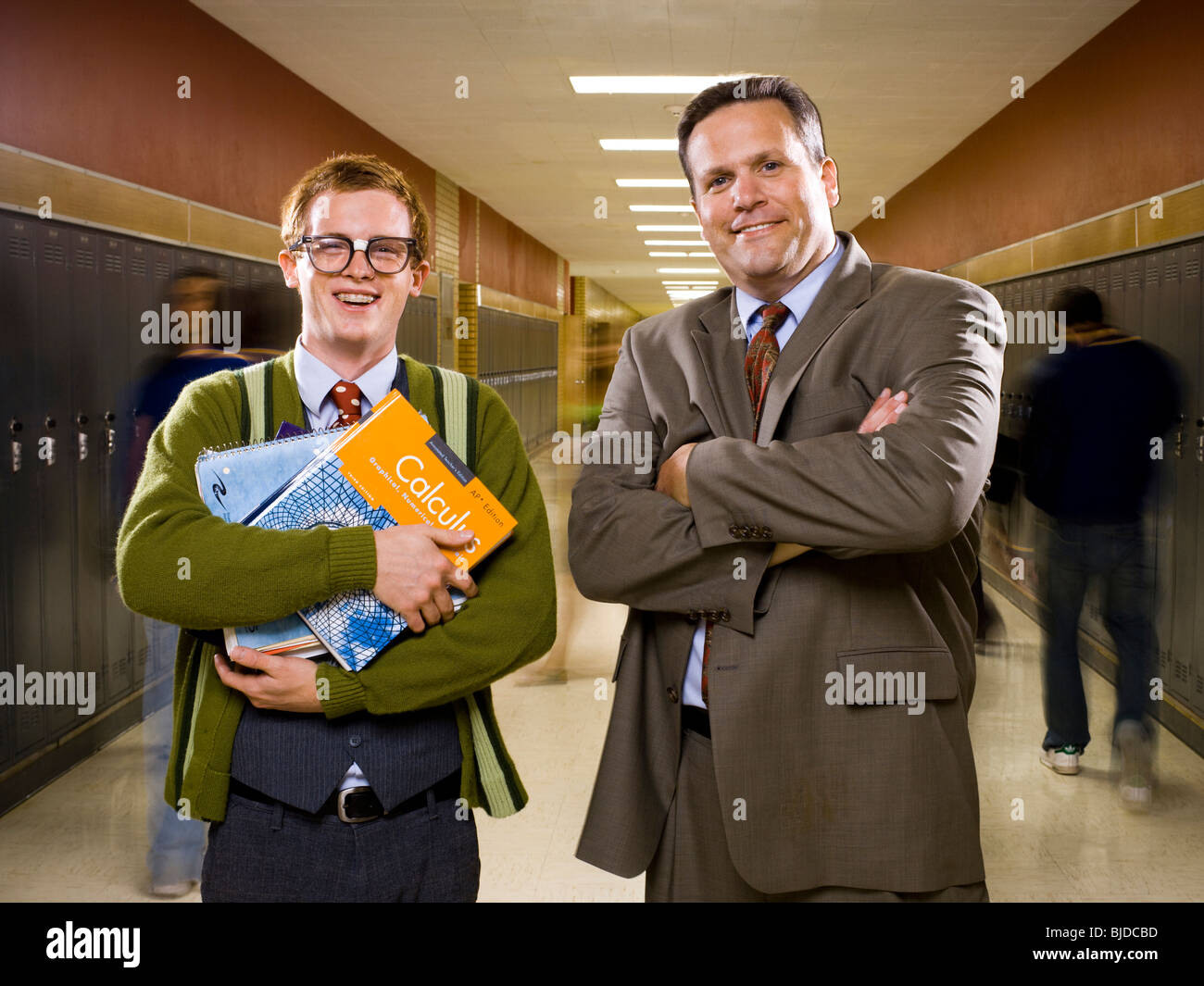 High School Nerd Stock Photo - Alamy